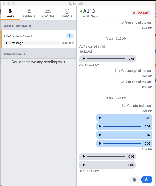 History for Dispatch Hub – Zello Work