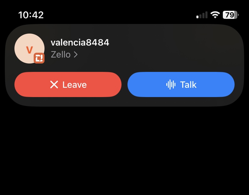 Enabling and using Zello on lock screen and HUD (iOS 16+) – Zello Work