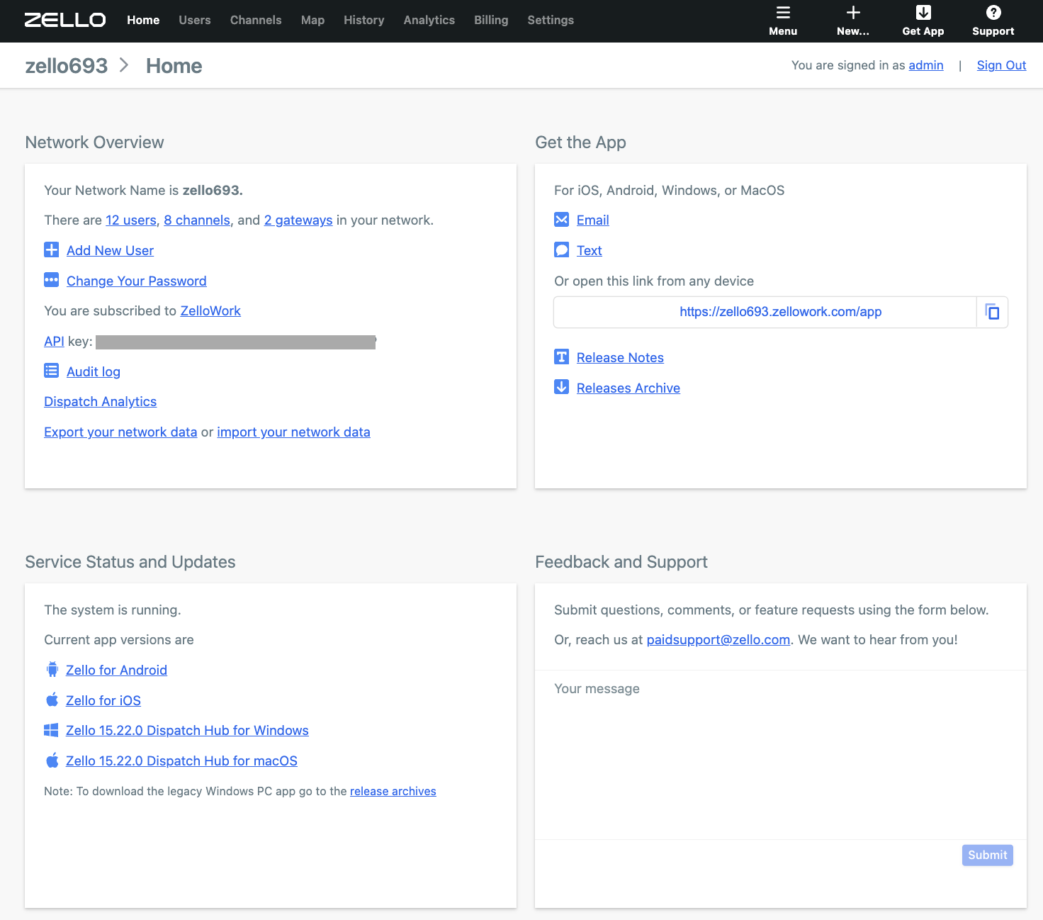Getting Started Guide: Admin Management Console – Zello Work
