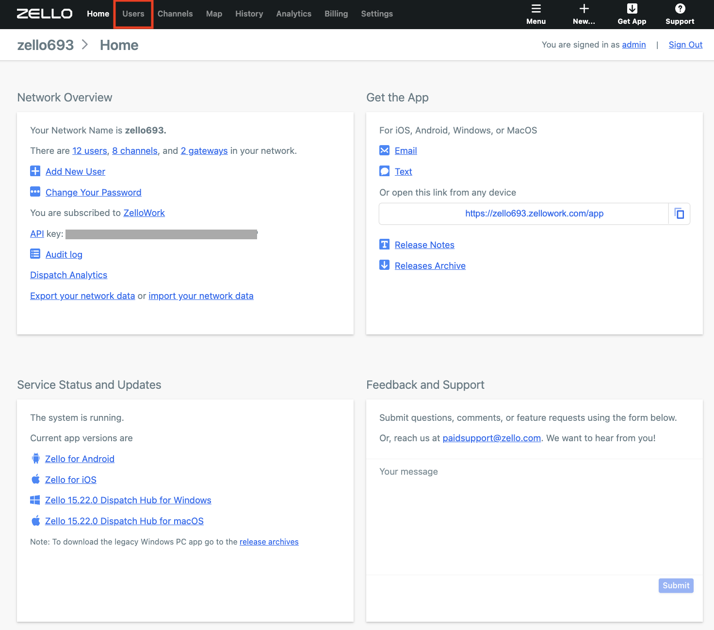 Getting Started Guide: Admin Management Console – Zello Work