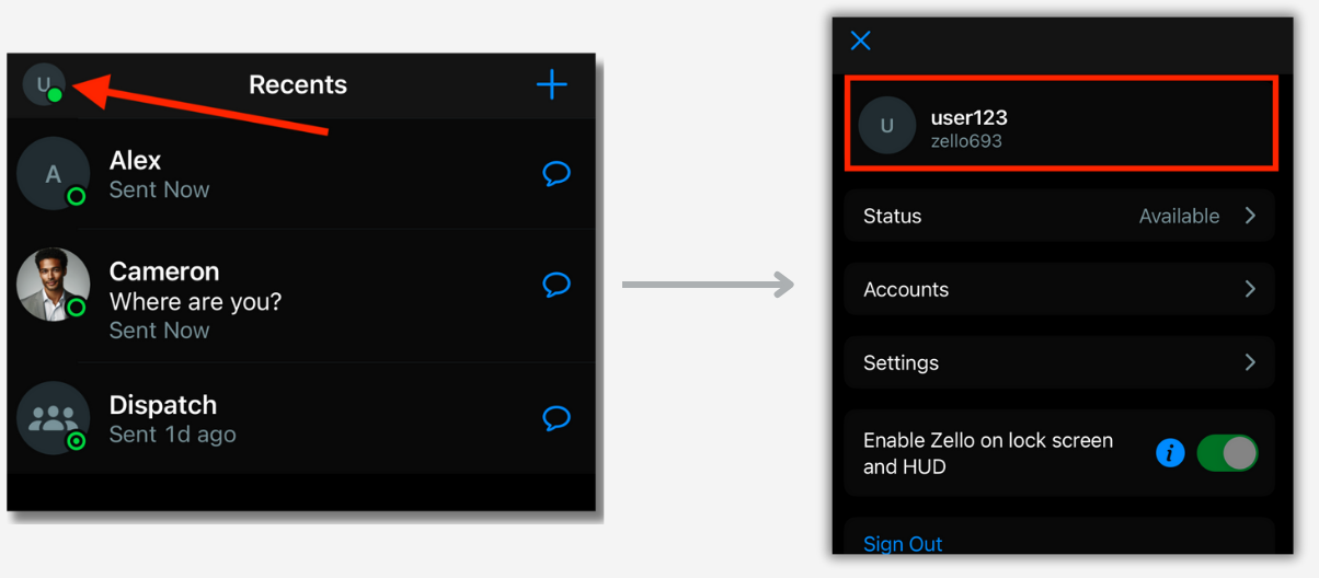 Adding and Editing Display Names – Zello Work